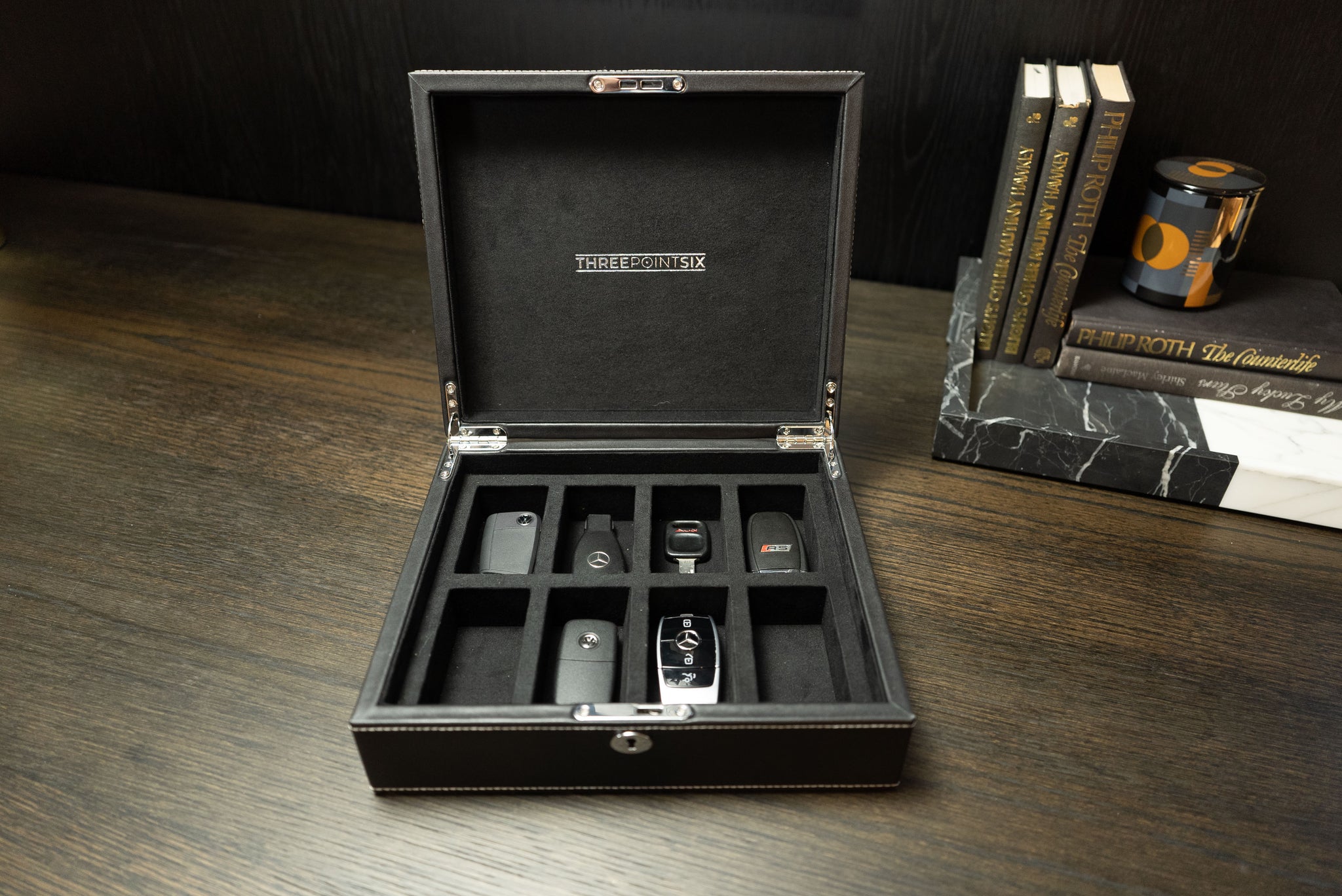 Luxury Car Key Storage Box - Nurburgring Silver – ThreePointSix